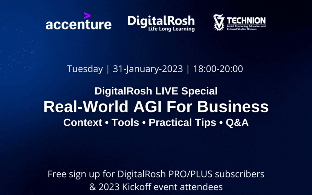 DigitalRosh LIVE Special: Real-World AGI For Business