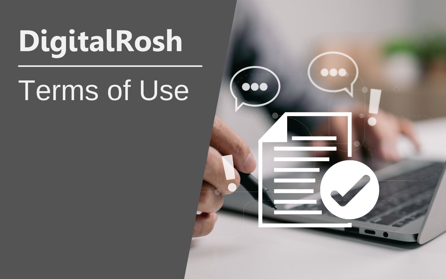 Terms of use - DigitalRosh